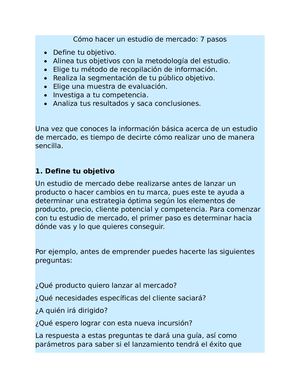 Calaméo - Cómo Hacer Un Estudio De Mercado
