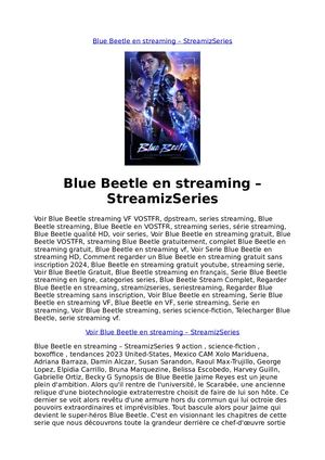 Calaméo - Blue Beetle En Streaming – Streamiz Series