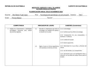 Calaméo - Planificacion Anual Computacion 2024