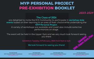 Calaméo - Myp Personal Project Exhibition Brochure Tues Feb 13th 2024