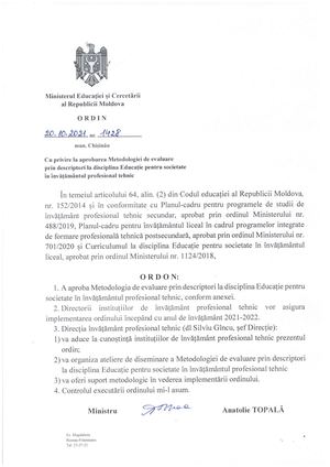 Calaméo - Metodologia De Evaluare Prin Descriptori