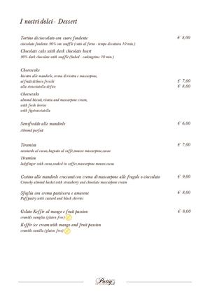 Calaméo - Menù dolci - Ristorante Patty