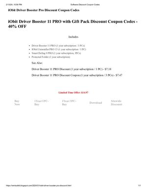 Calaméo - $7.18 - IObit Driver Booster Pro Discount Coupon