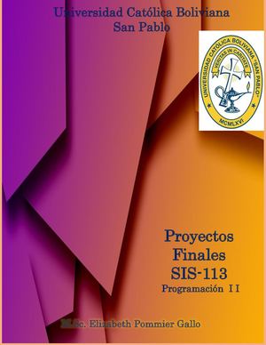 Calaméo - SIS 113 Programación II