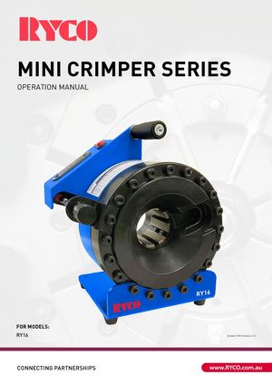 Calaméo - Ryco Ry16 Operation Manual