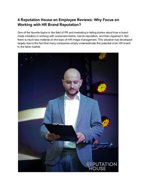 Calaméo - 4 Reputation House On Employee Reviews Why Focus On Working ...