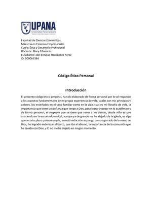 Calaméo - Código ÉTico Personal