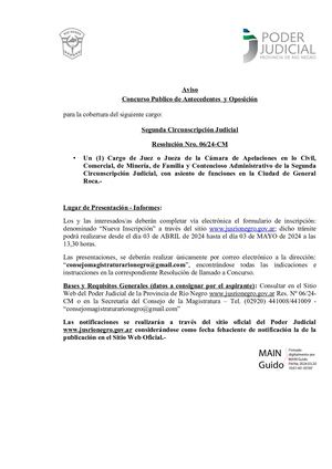 Calaméo - Aviso Res Nro 6 24 Cm