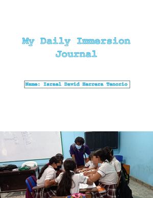 Calaméo - My Daily Immersion Journal