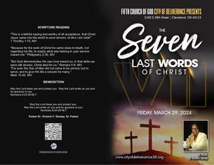 Calaméo - Seven Last Words Program from The Cross 2024