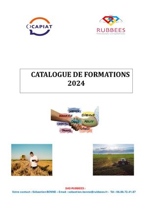 Calaméo - Catalogue Formations 2024 - OCAPIAT