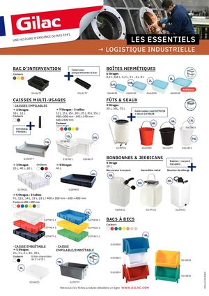 Calaméo - Gilac Les Essentiels LOGISTIQUE INDUSTRIELLE 0424 DISTRIB