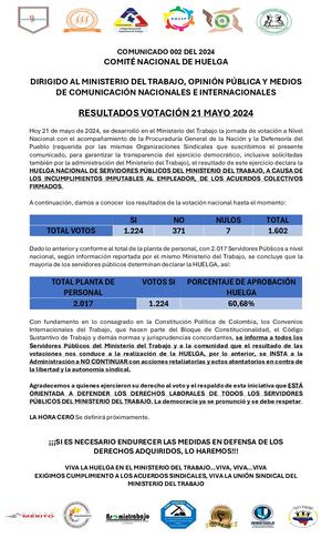 Calam o Comunicado 002 Comite De Paro 21 05 2024 Calam o Comunicado 002 Comite De Paro 21 05 2024