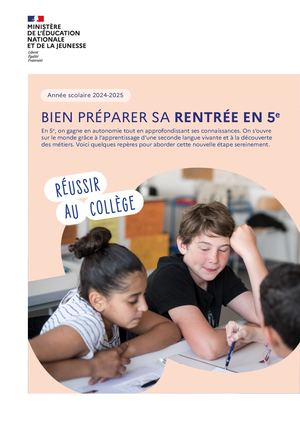 Calaméo - Bien Pr Parer Sa Rentr E En 5e 195099