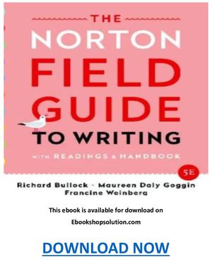 Calaméo - The Norton Field Guide To Writing 5th Edition Pdf