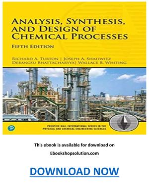 Calaméo - Analysis Synthesis And Design Of Chemical Processes 5th Edition Pdf