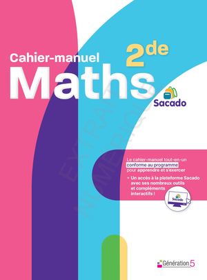 Calaméo - Spécimen numérique - Cahier-manuel Maths Seconde Sacado