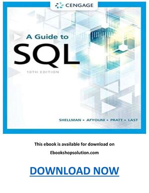 Calaméo - A Guide To Sql 10th Edition Pdf