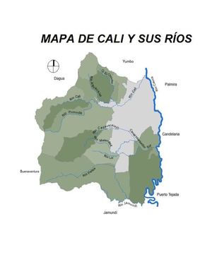 Calaméo - Mapa De Cali Con Sus Ríos