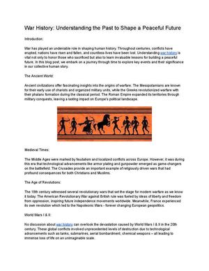 Calaméo - War History Understanding The Past To Shape A Peaceful Future