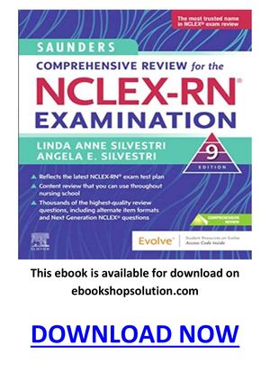 Calaméo - Saunders Nclex Rn 9th Edition PDF 978 0323795302