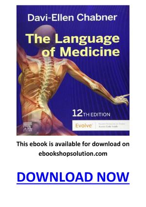 Calaméo - The Language Of Medicine 12th Edition PDF 978 0323551472