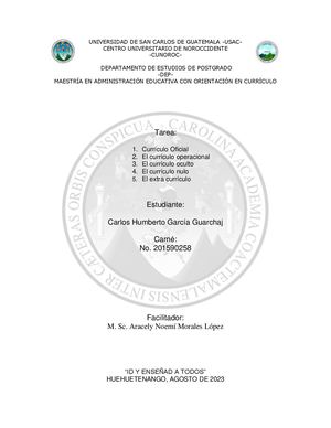 Calaméo - Curriculo Oficial, Operacional, Oculto, Nulo Y Extra Curriculo