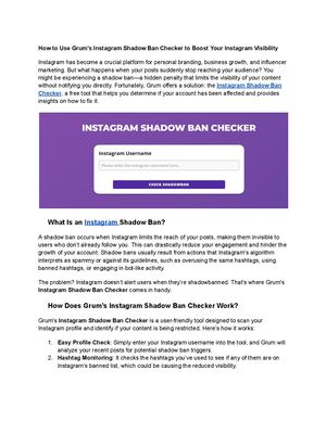Calaméo - Grum Insta Shadow Ban Checker