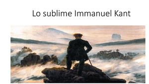 Calaméo - Lo Sublime Immanuel Kant
