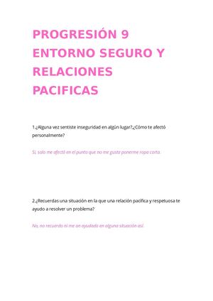 Calaméo - Progresión 9 Entorno Seguro Y Relaciones Pacificas