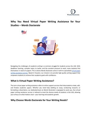 Calaméo - Why You Need Virtual Paper Writing Assistance For Your ...