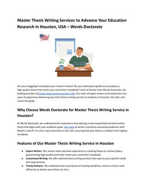 Calaméo - Master Thesis Writing Services To Advance Your Education ...