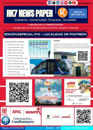 Calaméo - Separata 910 - Rk7 News Paper - Rk7 Magazine L Fontibon