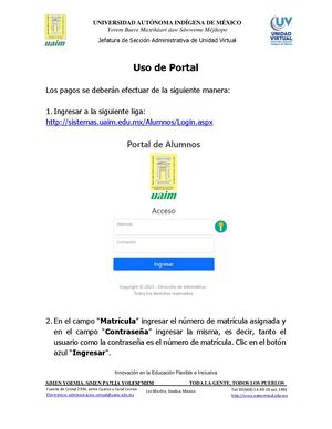 Calaméo - Portal De Estudiantes Uaim 2024