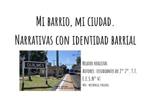 Calaméo - Mi Barrio, Mi Ciudad (Cuentos)