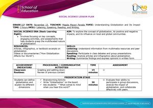 Calaméo - Social Science Lesson Plan