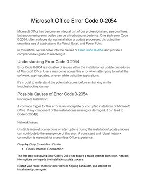 Calaméo - Error Code 0 2054