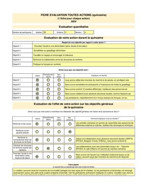 Calaméo - Fiche Evaluation quinzaine du goût 2024