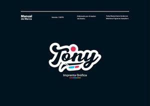 Calaméo - Manual De Marca Tony