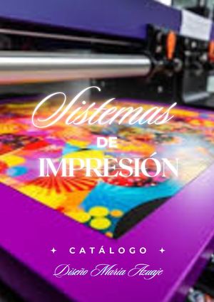 Calaméo - María Azuaje - Catálogo de Sistemas de Impresión