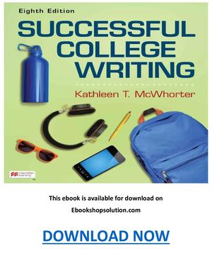 Calaméo - Successful College Writing 8th Edition PDF