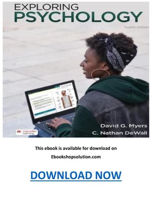 Calaméo - Exploring Psychology 12th Edition PDF By David G. Myers 978 ...
