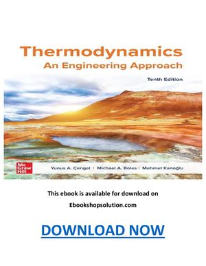Calaméo - Thermodynamics An Engineering Approach 10th Edition PDF