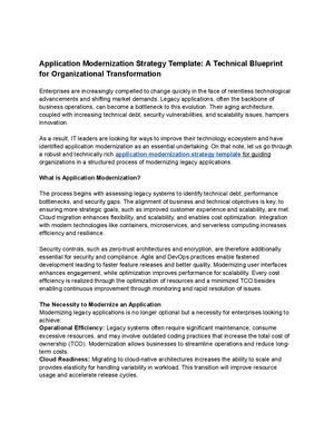Calaméo - Application Modernization Strategy Template A Technical ...