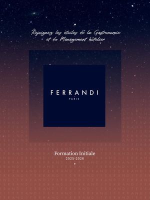 Calaméo - FERRANDI Paris Brochure Formations Initiales 2025(