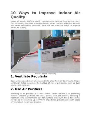 Calaméo - 10 Ways To Improve Indoor Air Quality