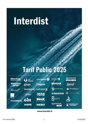 Calaméo - TARIF PUBLIC INTERDIST 2025
