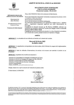 Calaméo - Am N°2025 51 Circ Interdite Chem Des Lucioles Albioni Elagage