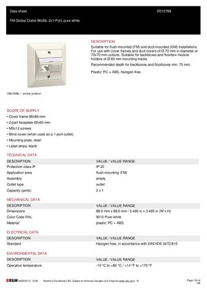 Calaméo - R310788 Datablad