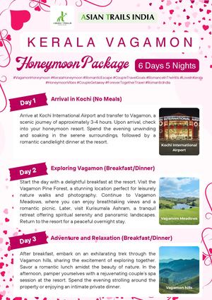 Calaméo - Kerala Vagamon Honeymoon Package 6 Days 5 Nights Asian Trails ...